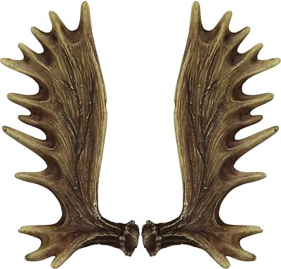 2 PK MOOSE ANTLER DRAWER PULL Cabinet Handle Knob SET Hunting Decor | eBay