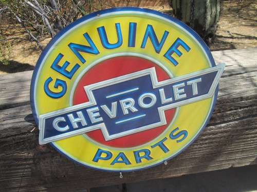 COOL ACCESSORY Car Show Metal Display GM Chevrolet Genuine PaAMERICAN ...