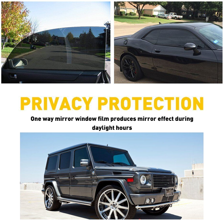 Universal 35%VLT Window Tint Film Car Glass Sticker Sun Shade Summer UV ...