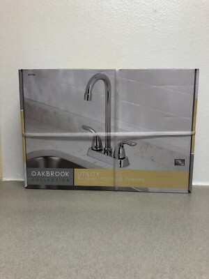 OakBrook 4877346 Pacifica Two Handle Chrome Bar Faucet | eBay