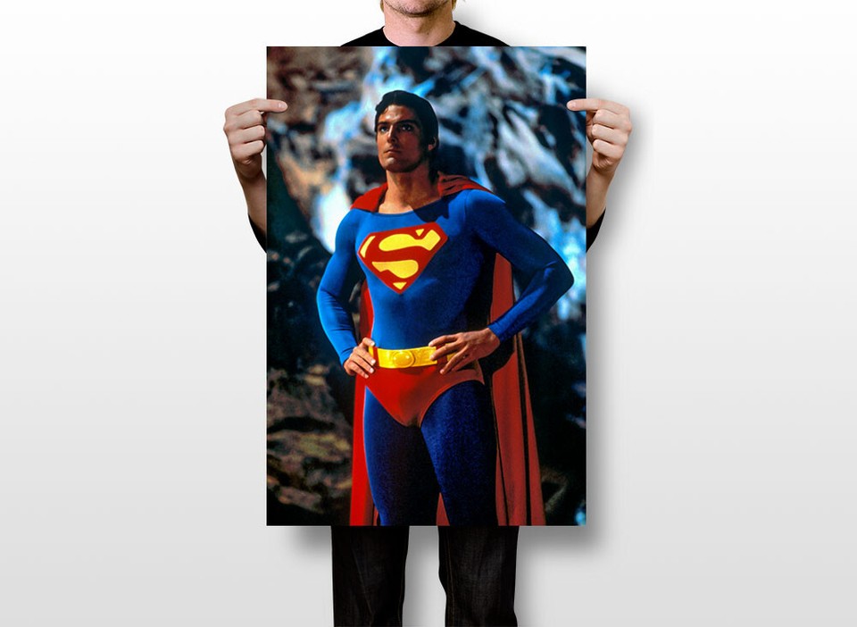 Superman Christopher Reeve American Hero Comic Movie Room Decor ...