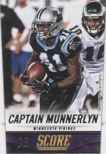 2014 Score - Captain Munnerlyn #127 for sale online | eBay