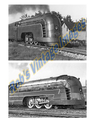New York Central Double photo Mercury 4917 Streamline Steam Train ...
