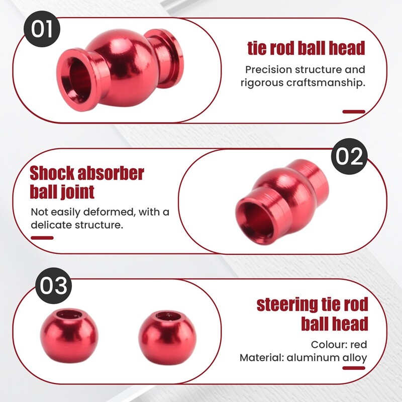 Ensemble de Rotules Pivotantes en Alliage D'Aluminium 22 PièCes pou6850 ...