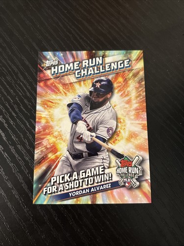 2024 Topps Series 1 - Home Run Challenge Code Card Yordan Alvarez #HRC ...