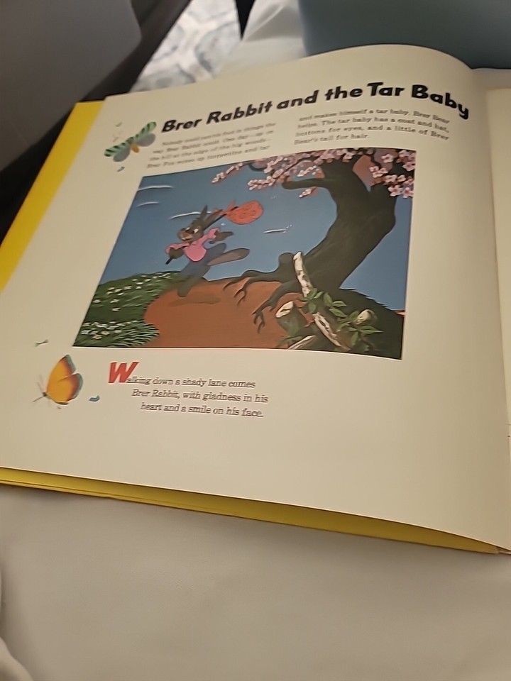 Vintage Disney Brer Rabbit LP Record Album w/ Book. 3907 Song Of The ...