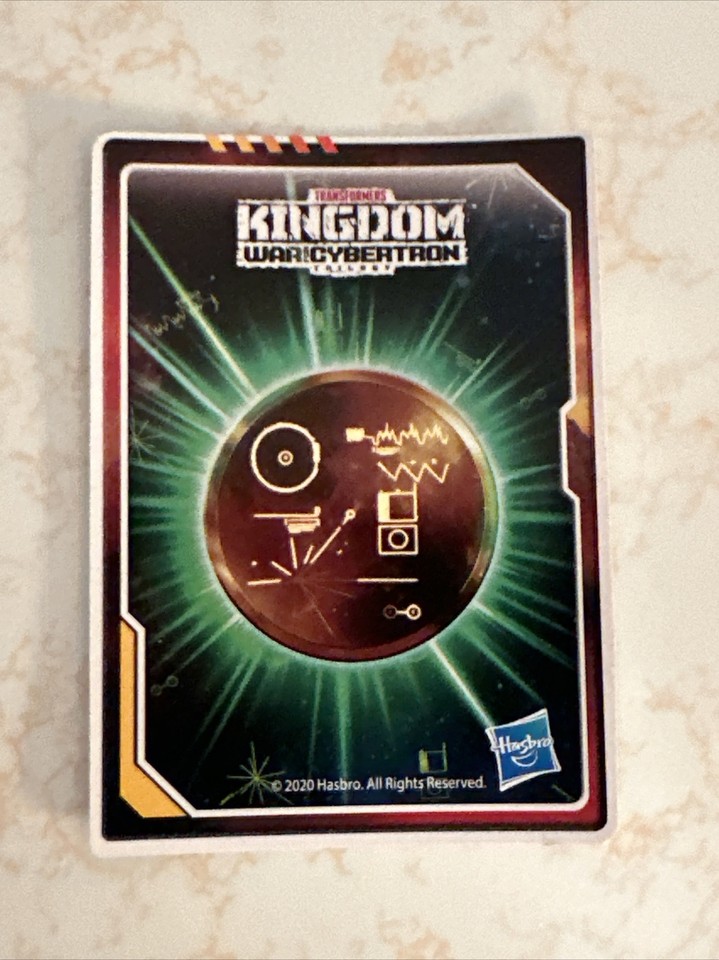 Transformers Kingdom AUTOBOT ARK Golden Disk Card War For Cybertron ...