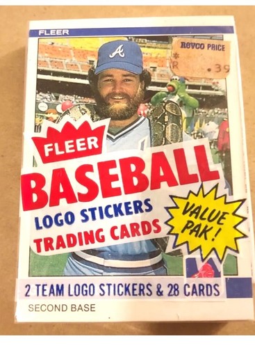 ICONIC - 1984 FLEER CELLO PACK HUBBARD WITH SNAKE ON TOP FACTORY SEALED ...