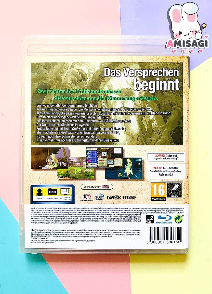 Atelier Ayesha - PS3 Spiel Sony Playstation 3 Anime PAL | Zustand Sehr ...