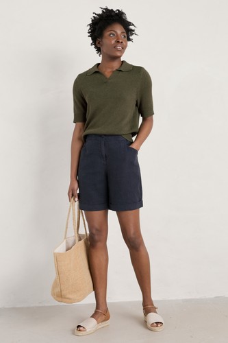 Seasalt Women's Regular Penderleith Linen Shorts Maritime | eBay UK