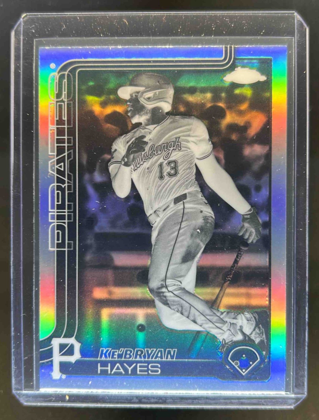 Ke'Bryan Hayes 2025 Topps Chrome #196 Negative Refractor Price Guide ...
