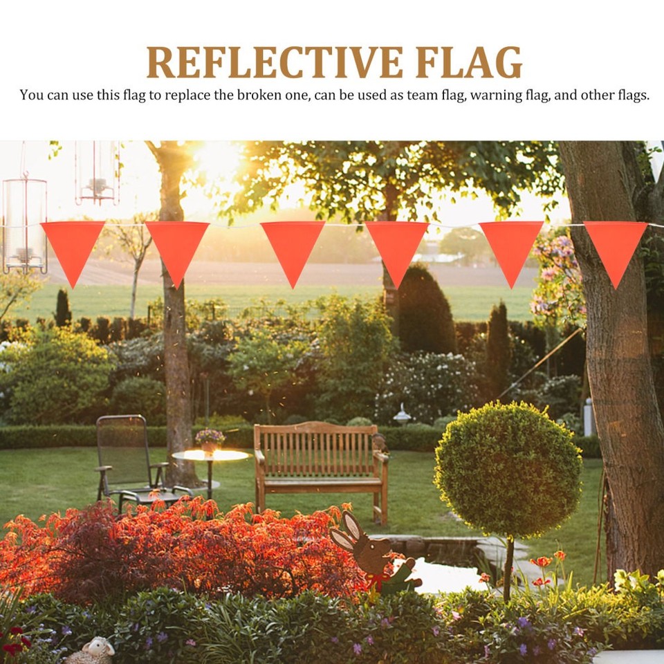 Safety Flag for Heavy-duty Ground Flags Marking Construction Banner ...