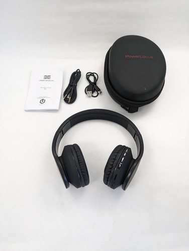 PowerLocus P1 Wireless Bluetooth Headset w/ Micro SD Slot & Built-In ...