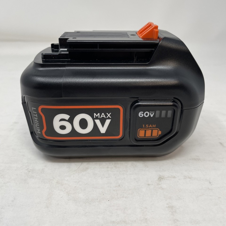 OEM Genuine BLACK & DECKER 60V 60 Volt MAX 1.5AH Battery & Charger Kit ...