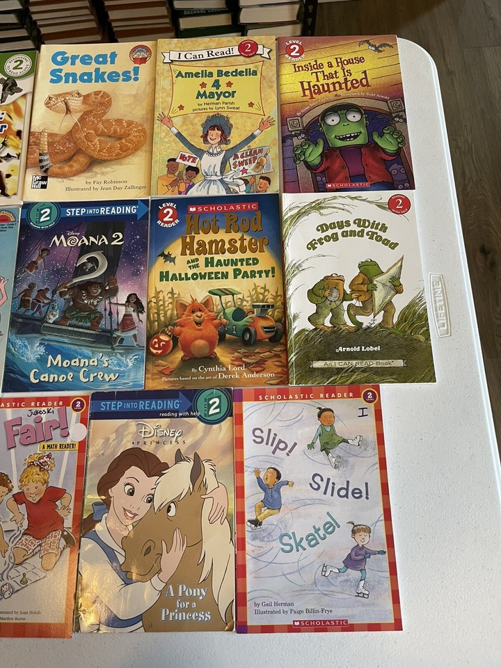 Lot of 20 Level 2 RL~Ready to-I Can Read-Step into Reading-Learn Read ...