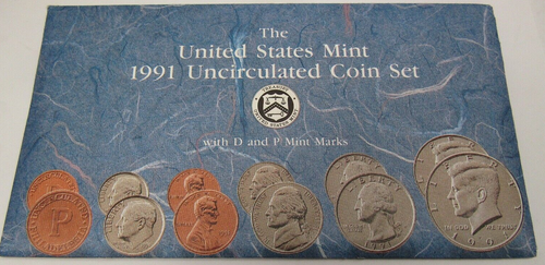 1991 United States Mint Uncirculated Coin Set | eBay