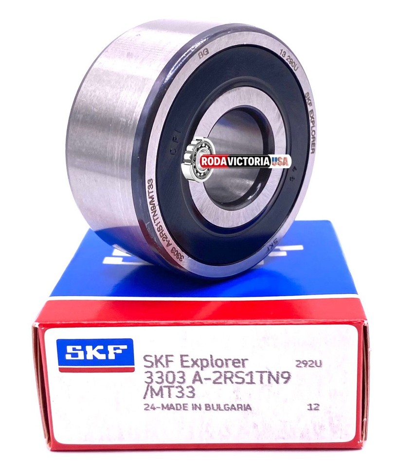 SKF 3303 A 2RS1 TN9 MT33 ANGULAR CONTACT BALL BEARING 17x47x22.2 mm | eBay
