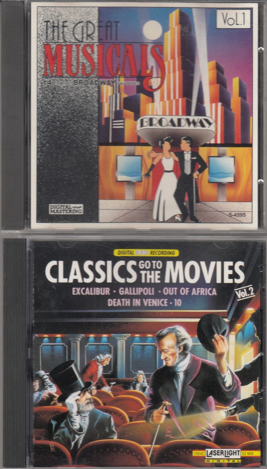 CD Lot x 2 - Classics Go To The Movies + The Great Musicals of Broadway ...