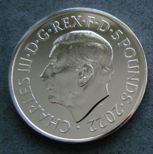 2022 King Charles III BU £5 Five Pound Coin Queen Elizabeth II | eBay.de