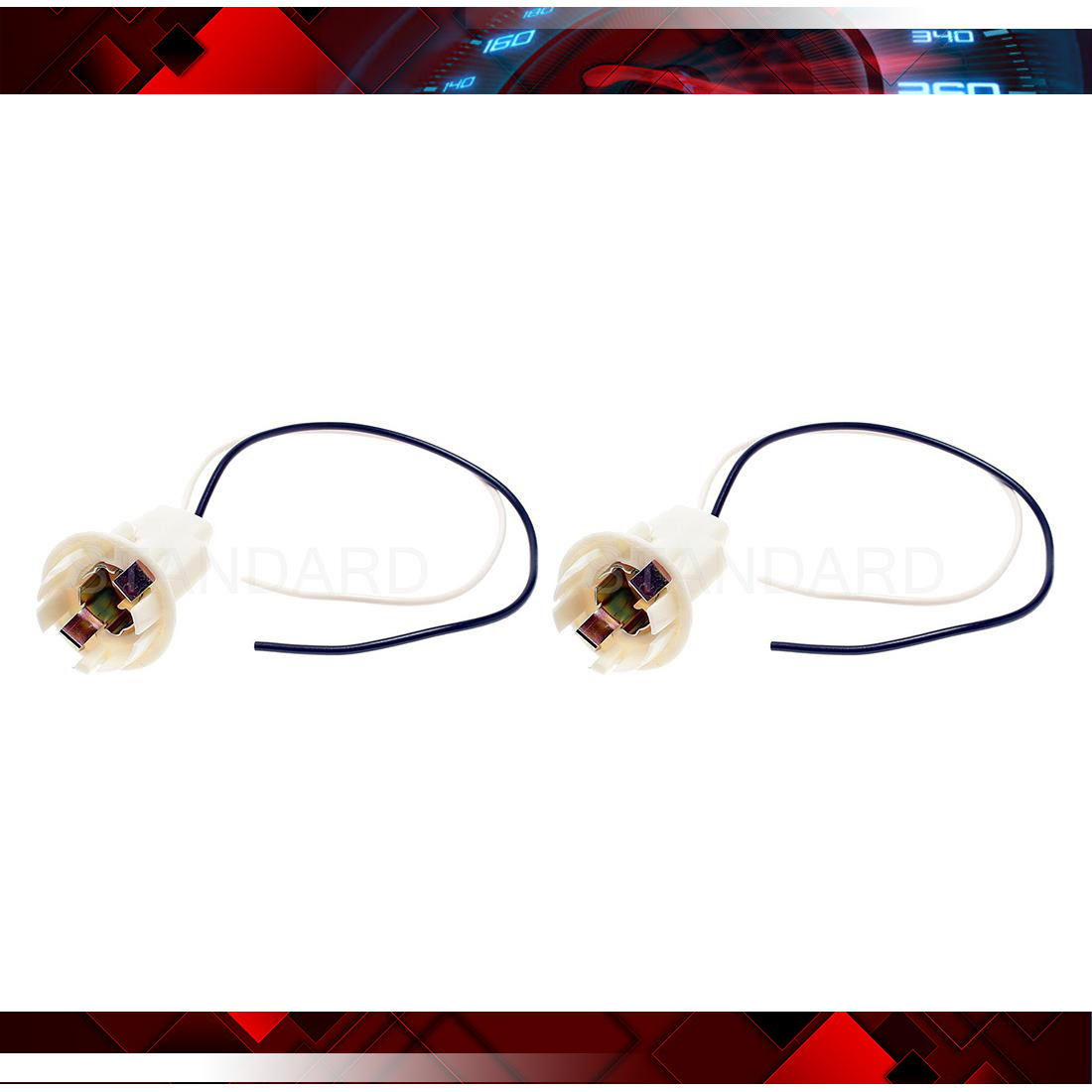 2PC Standard Ignition Tail Light Sockets For Chevrolet Bel Air Cadillac ...