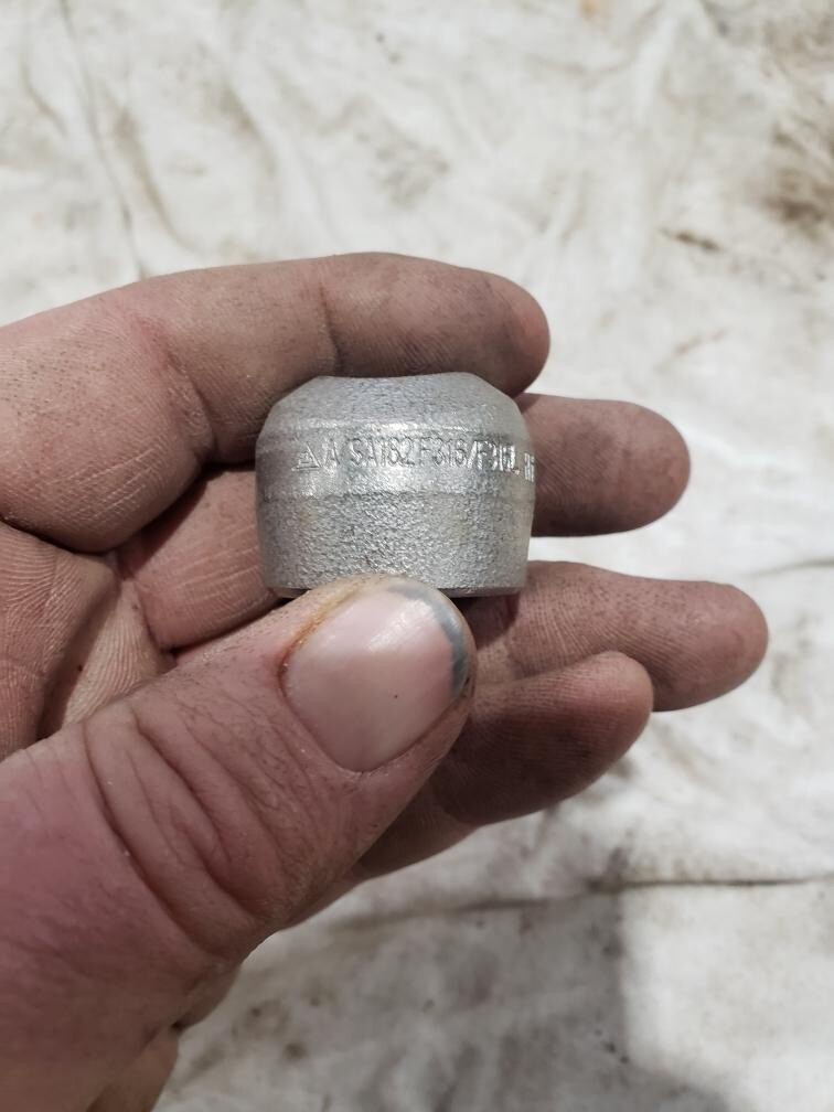 3M Weld O LET Fitting 36-3/4'' x 1/2'' A/SA182 316/F316L Stainless ...