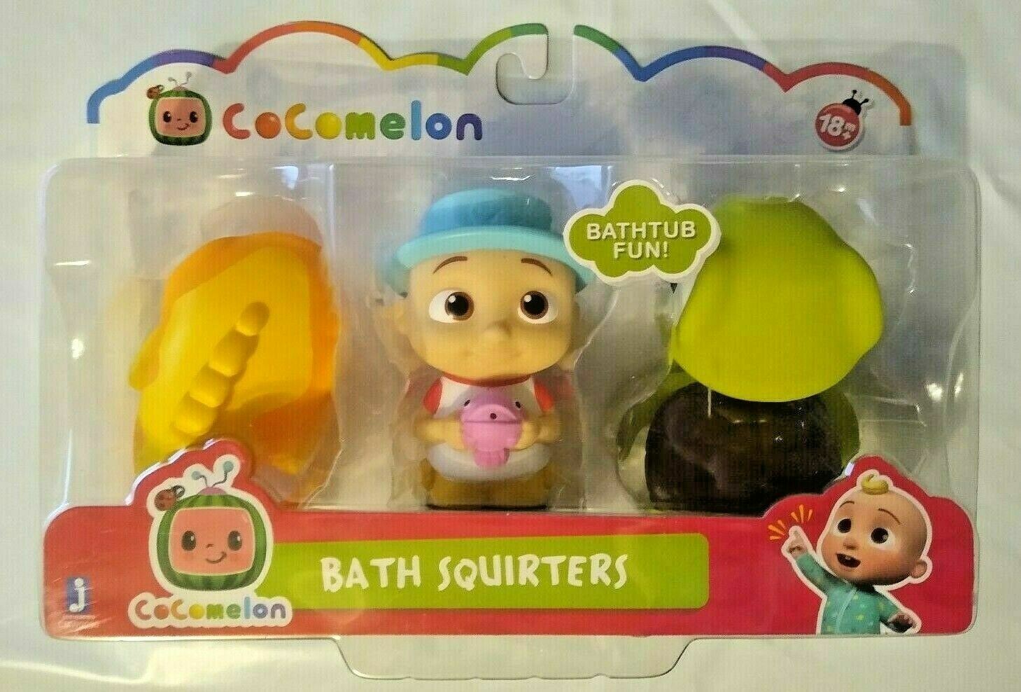 Cocomelon JJ Bath Squirters Water Toys Netflix YouTube Fish Turtle ...