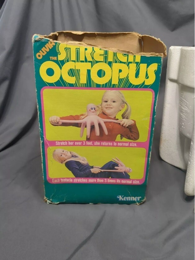 Rare Vintage Stretch Armstrong Olivia The Octopus 1970's Kenner With ...