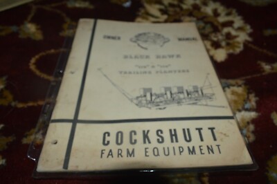 Cockshutt 112 114 Black Hawk Corn Planter Operator's Manual FCCA | eBay