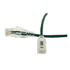 [Pack of 2] Cat6 Green Slim Ethernet Patch Cable, Snagless/Molded Boot ...