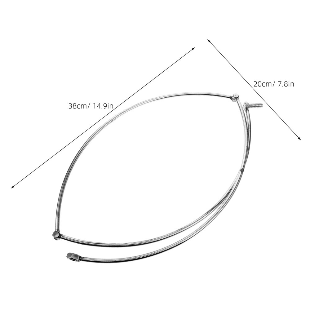 5pcs Metall Round Fishing Landing Net Ring Circle Fishing Net Ring ...