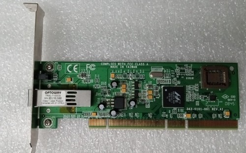 Transition Networks N-GSX-LC-01-020 Fiber PCI NIC 1000BASE-SX-LC 343 ...