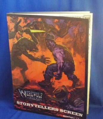 RPG Role Playing Game Werewolf Wild West Storytellers Screen | eBay