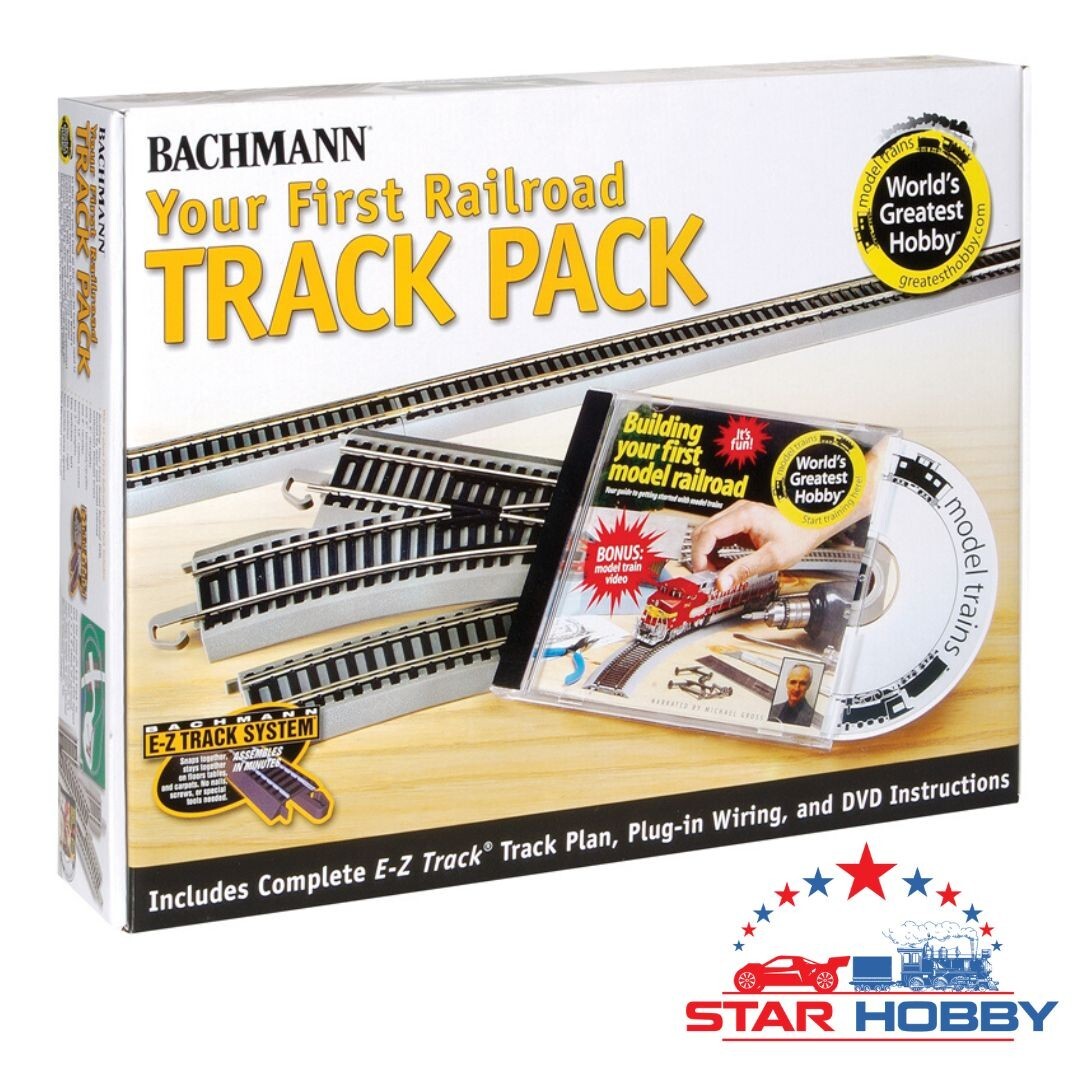 Bachmann 44596 NICKEL SILVER FIRST RAILROAD TRACK PACK (HO SCALE) | eBay