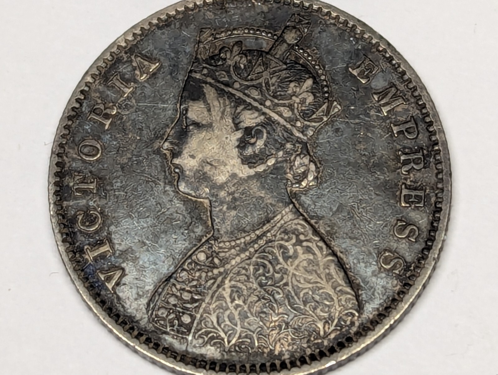 RARE COIN INDIA 1897 HALF RUPEE | eBay