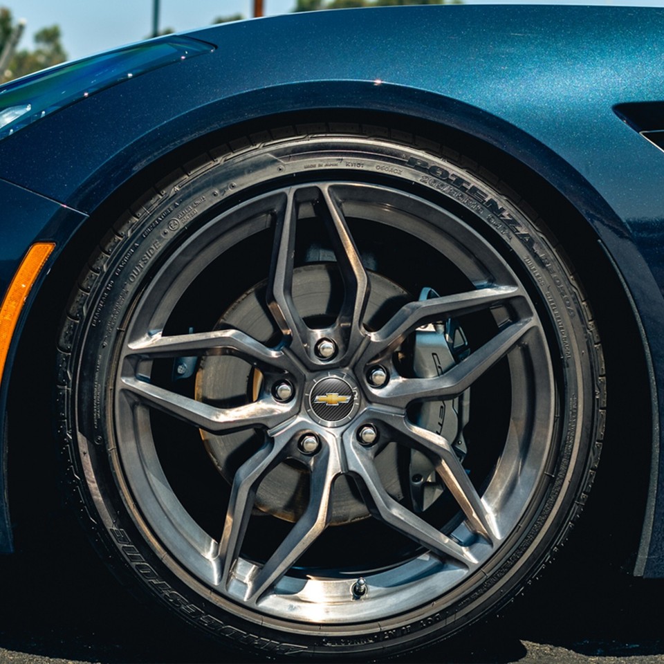 4x Center Wheel Cap Decals Silicone Chevrolet Emblem Rims Logo Stickers ...