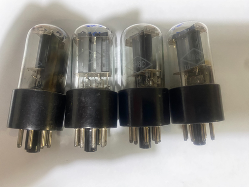 6N8S FOTON 1960`s MATCHED QUAD (4pcs) Tubes NOS / 6H8C / 6SN7GT / 6N8P ...