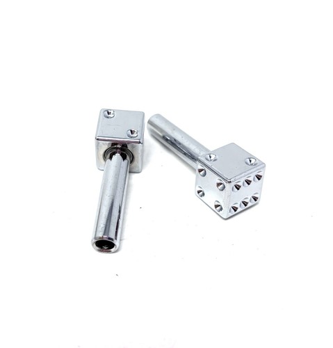 Chrome Dice Lock Knobs - Pack of 2 Car Truck | eBay
