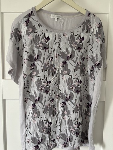 Ladies Top, RJR John Rocha, Size 16, Cute Flower Print And Sequins ...