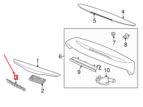 VOLVO C30 Rear Emblem Badge 31213612 NEW GENUINE | eBay