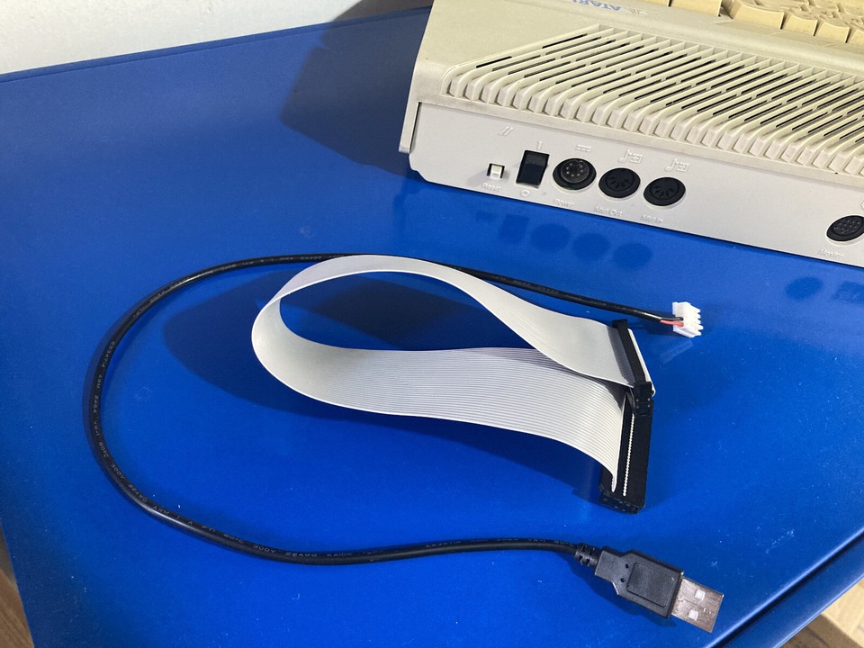 Atari ST STFM STE External Floppy Drive Adapter Gotek Complete Kit ...