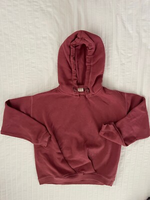 NWOT ZARA GIRLS HOODIE Sz. 11/ 12 RUSTY COLOR | eBay