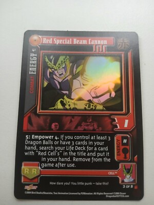 DBZ CCG DRAGON BALL Z GT RED SPECIAL BEAM CANNON FOIL NM/MINT | eBay