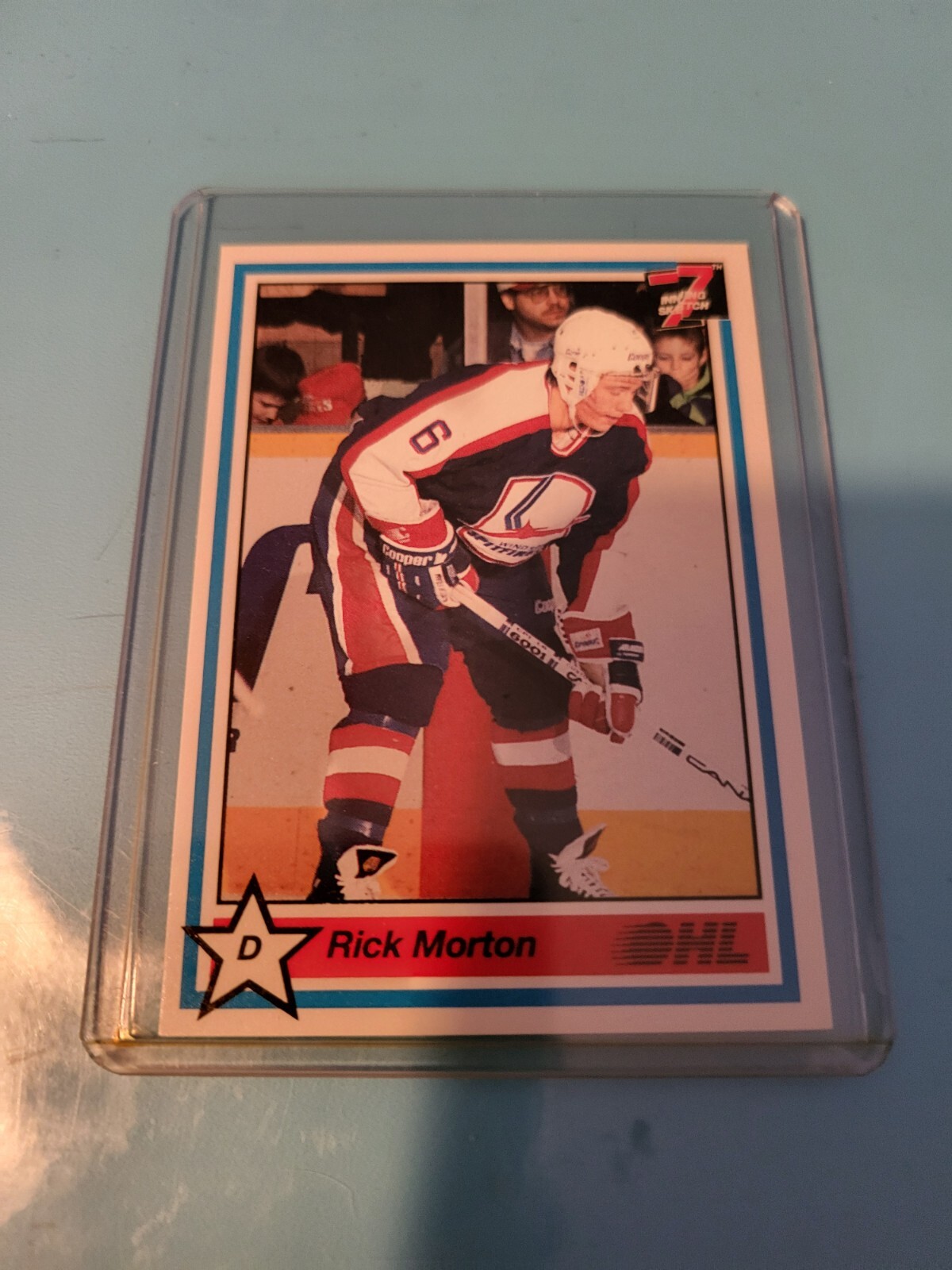 1990-91 7th Inning Sketch OHL WINDSOR SPITFIRES/ 189 RICK MORTON | eBay