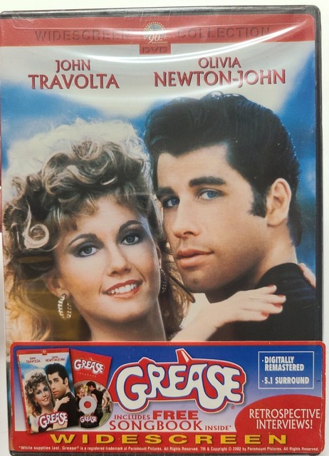 Grease Widescreen Collection DVD With Songbook 2002 for sale online | eBay