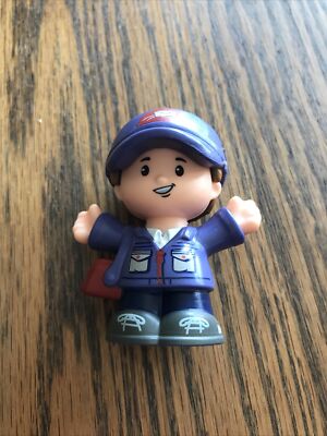 Fisher Price Little People Mailman mail man boy Man driver 2016 ...