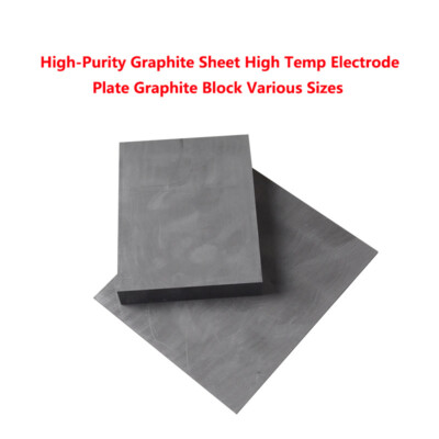 High-Purity Graphite Sheet High Temp Electrode Plate Graphite Block ...
