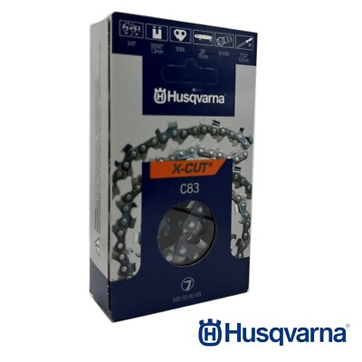Husqvarna 585550093 X-CUT C83 28" Chainsaw Chain 3/8 .050 Gauge 93DL | eBay