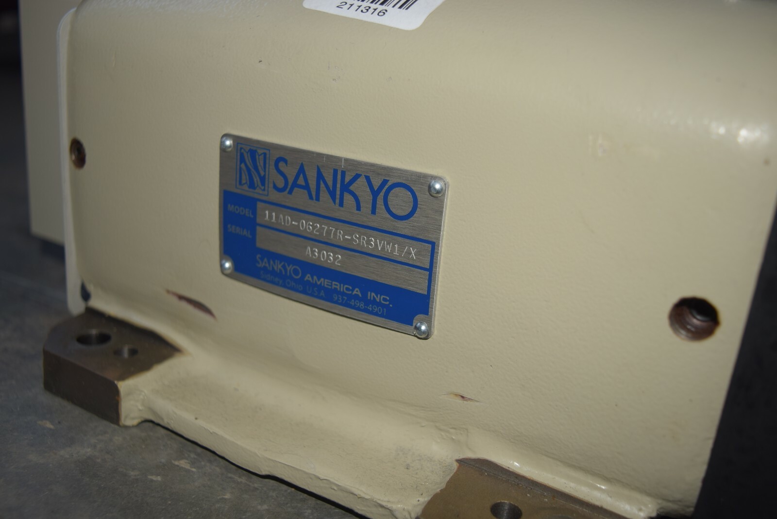 Sankyo Sandex Indexing Drive Alpha 11AD-06277R-SR3VW1/X + Motor #211316 ...