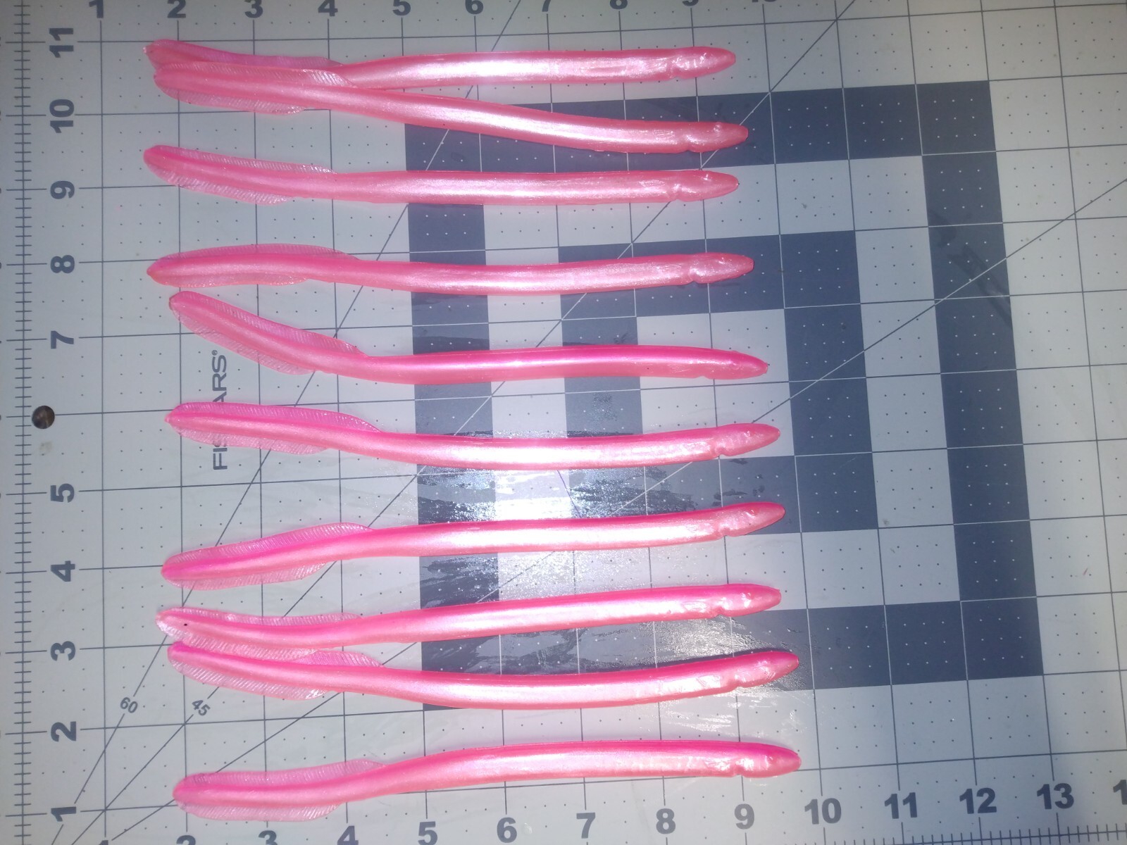 Pink Felmlee Eel 8 Inch 10 Each Striper Snapper Grouper Bluefish | eBay