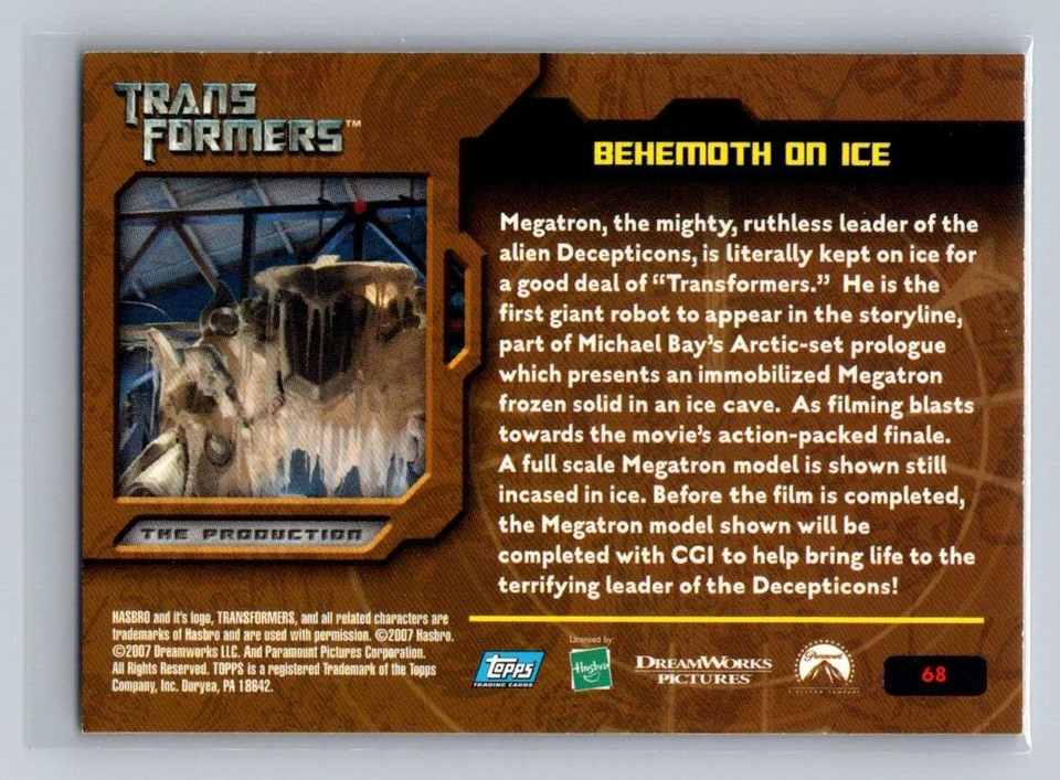 2007 Topps Transformers Movie Cards #68 | eBay